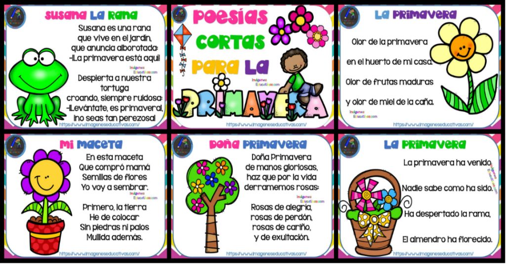 Poesías infantiles de la primavera - Imagenes Educativas