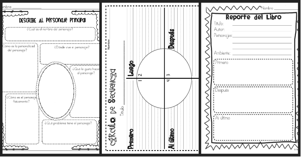 Colección de organizadores gráficos para múltiples actividades, libros ...