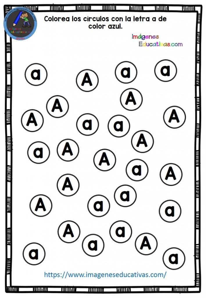 Completo cuaderno de repaso de la letra A 40 actividades originales ...