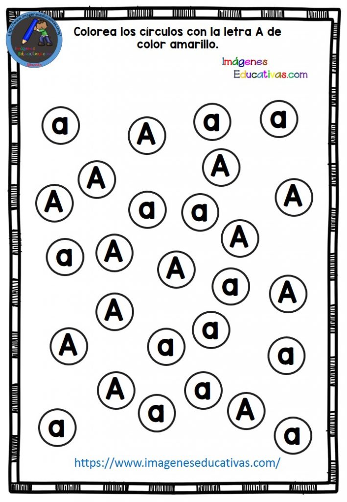 Completo cuaderno de repaso de la letra A 40 actividades originales ...