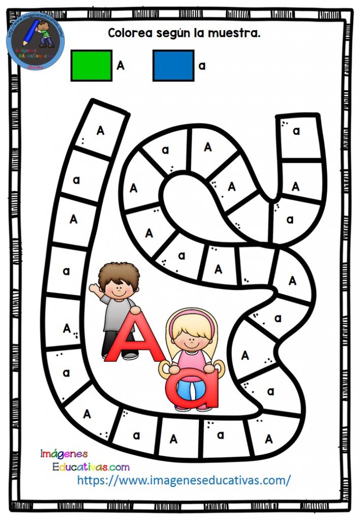 Completo cuaderno de repaso de la letra A 40 actividades originales ...