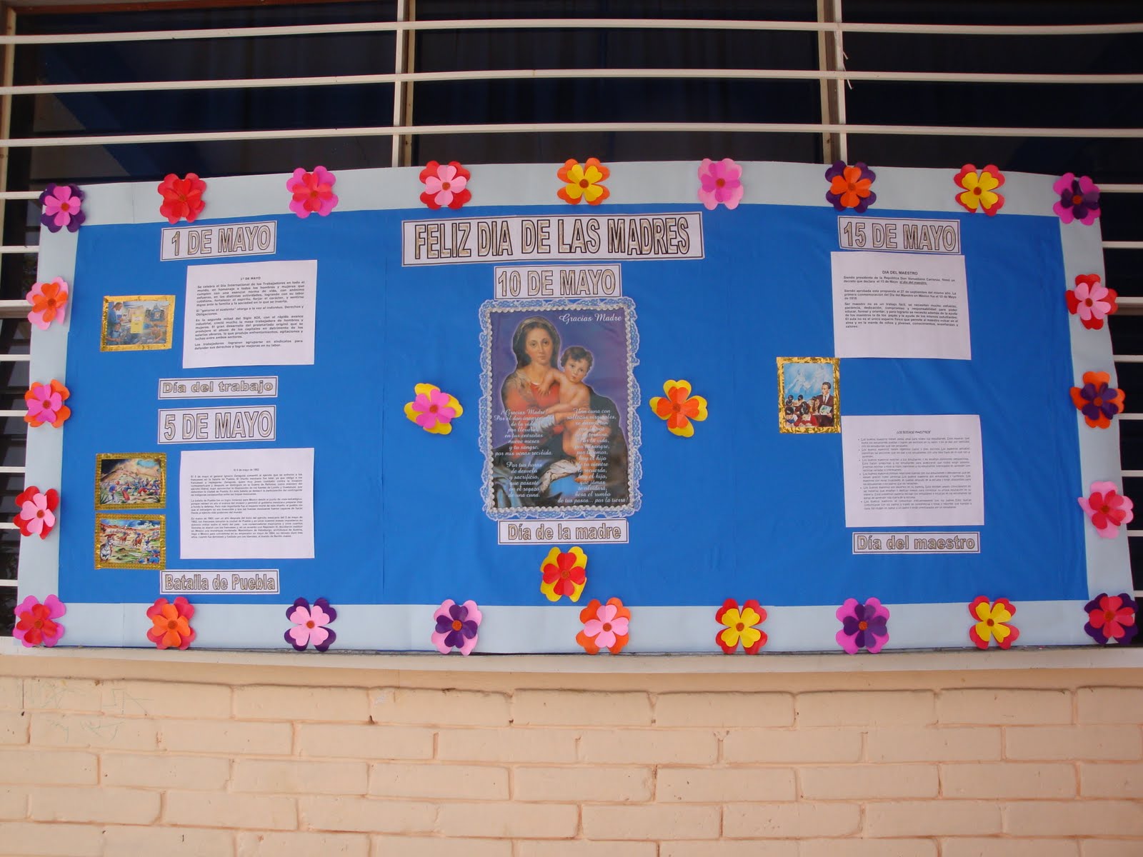Construyendo el periódico mural mes de MAYO MES del las MADRES y de la ...