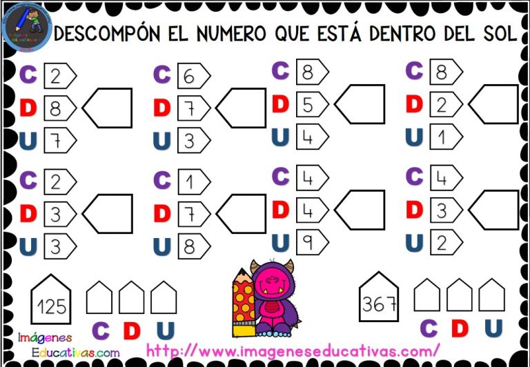 Valor posicional (6) - Imagenes Educativas
