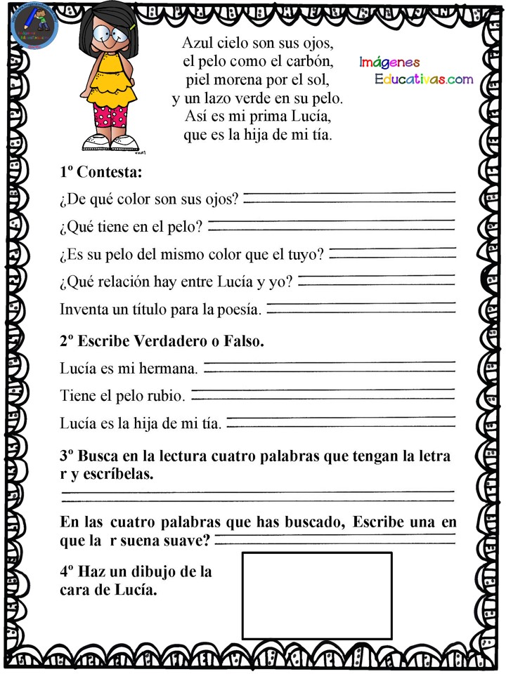 17 Lecturas Comprensivas Para Primer Ciclo De Primaria Imagenes