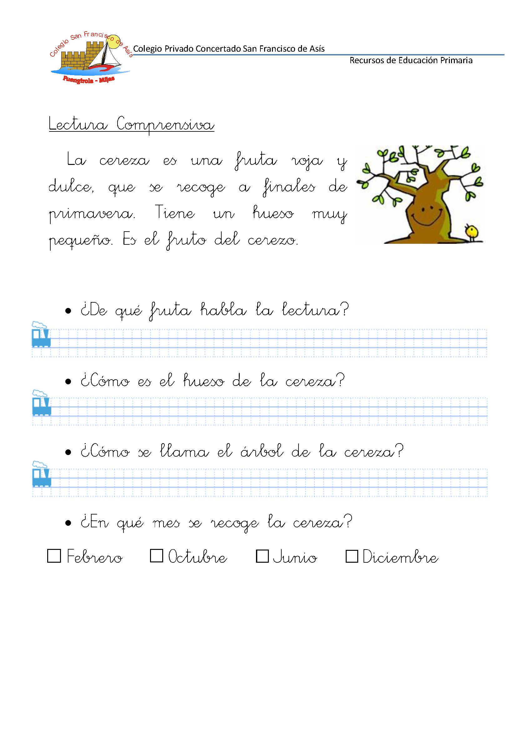50 Fichas de comprensión lectora para primer grado y primer ciclo de ...
