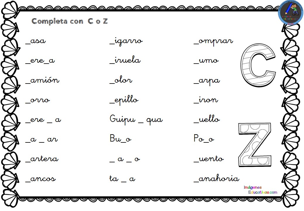 Actividades para trabajar la ortografía (11) - Imagenes Educativas