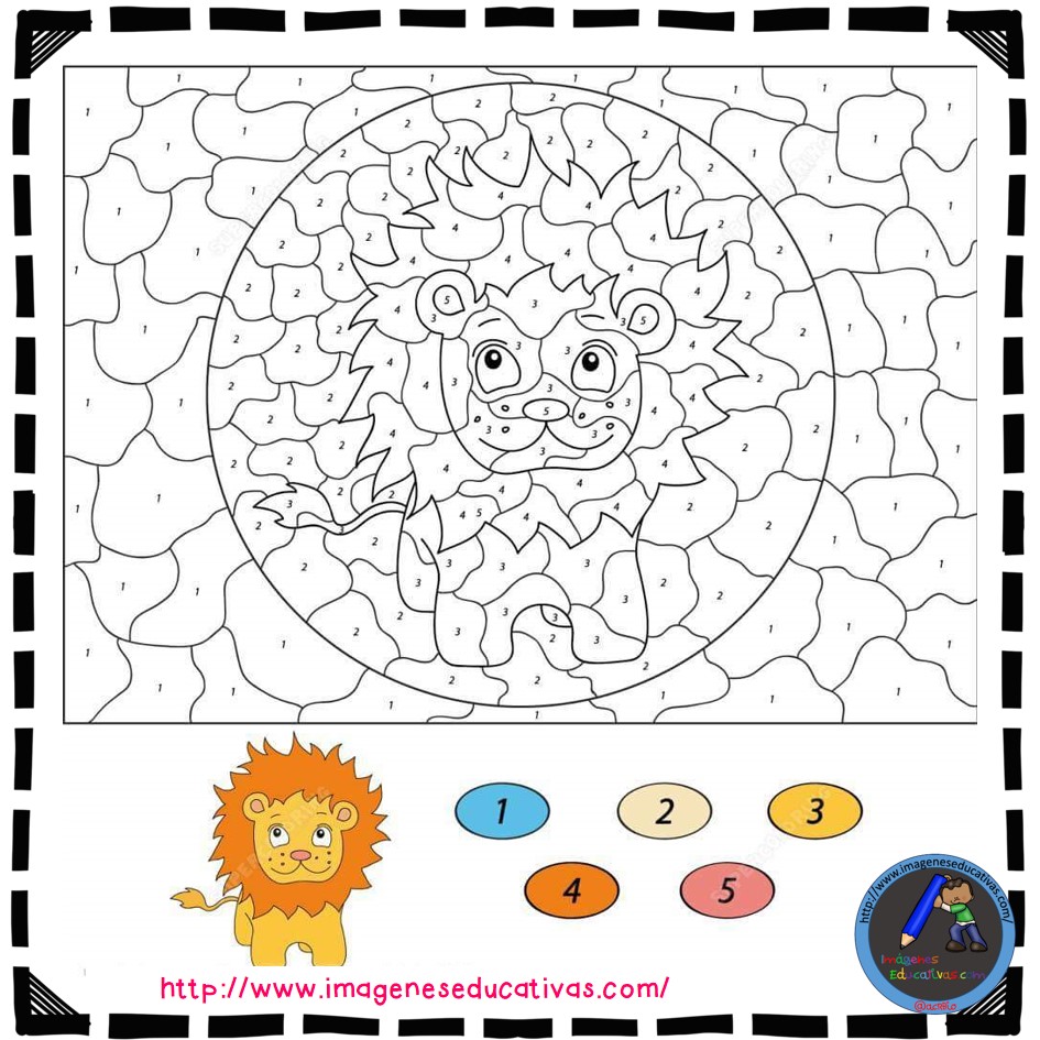Colorear por números (1) - Imagenes Educativas Colorear por números (1) - Imagenes Educativas