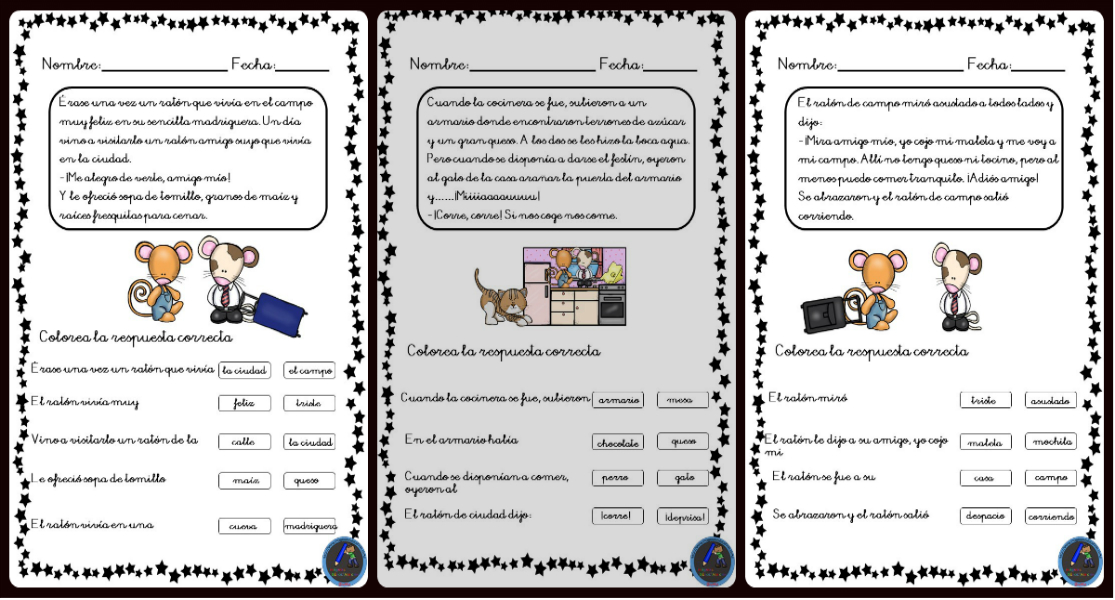 Colección de fichas para trabajar los verbos en primaria - Imagenes ...