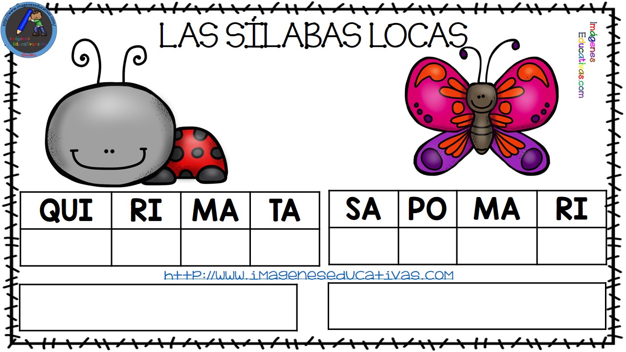 LAS SÍLABAS LOCAS (11) - Imagenes Educativas