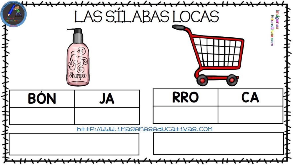 LAS SÍLABAS LOCAS - Imagenes Educativas