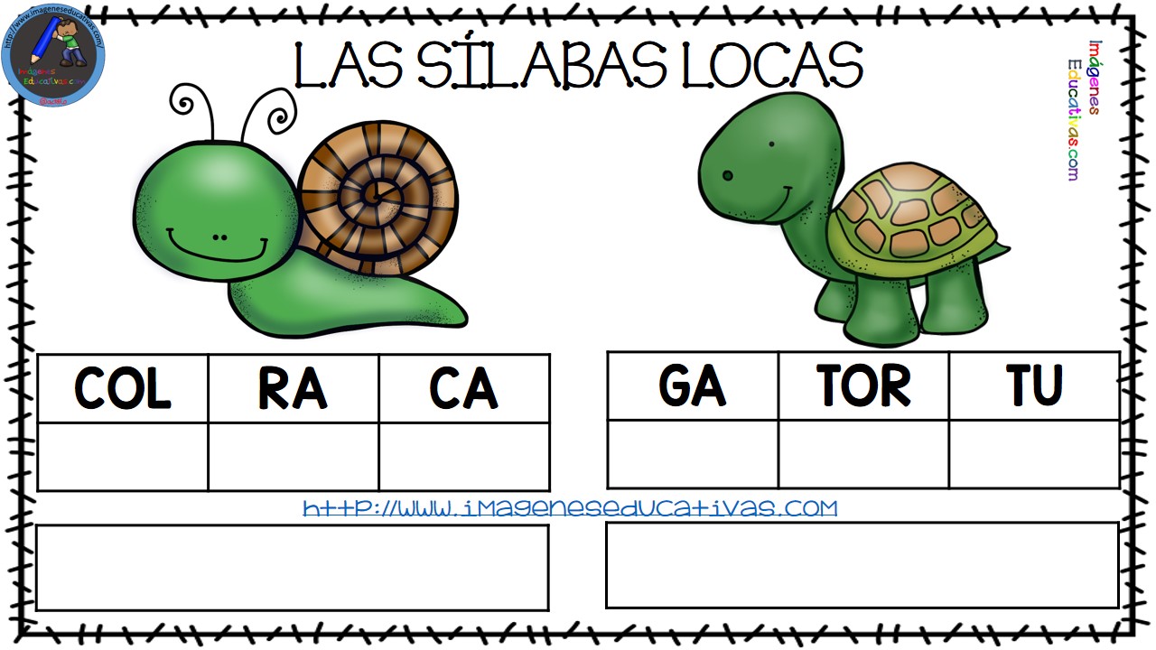 LAS SÍLABAS LOCAS (6) - Imagenes Educativas