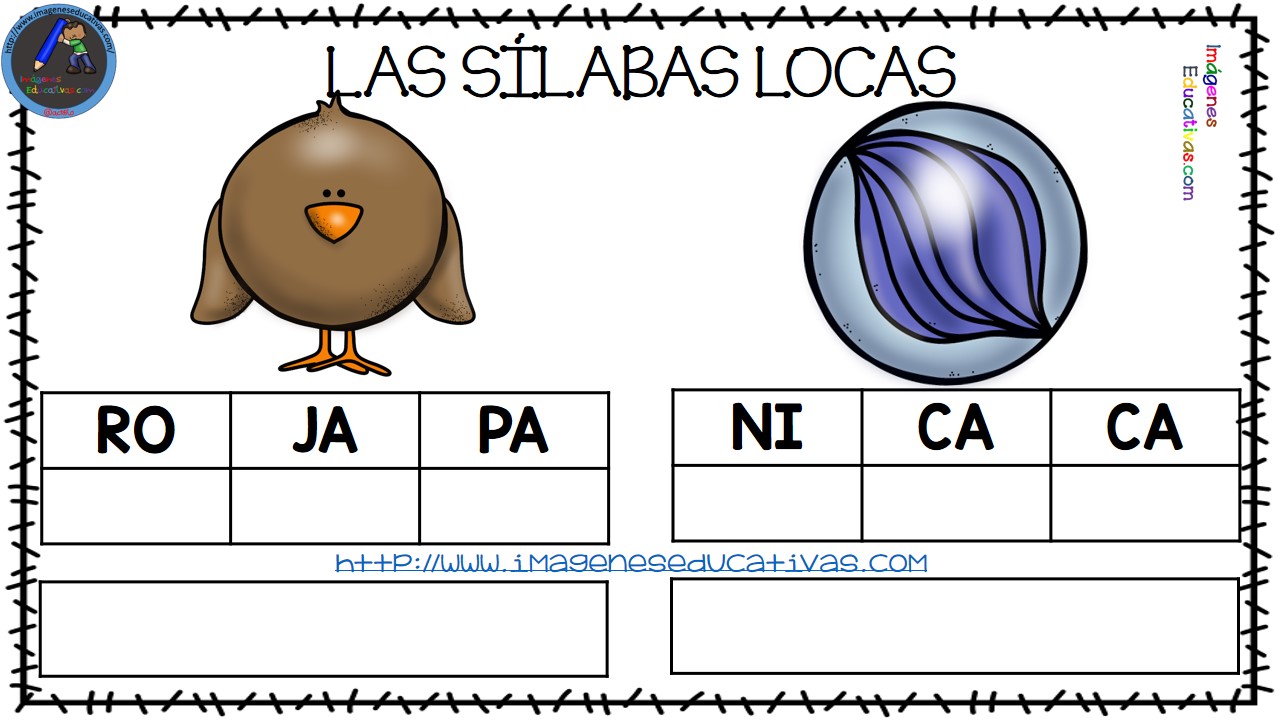 LAS SÍLABAS LOCAS (7) - Imagenes Educativas