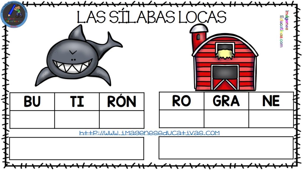 LAS SÍLABAS LOCAS - Imagenes Educativas