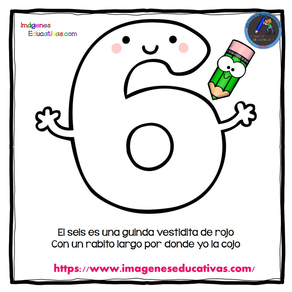 Aprendemos los números cantando y pintando (7) - Imagenes Educativas