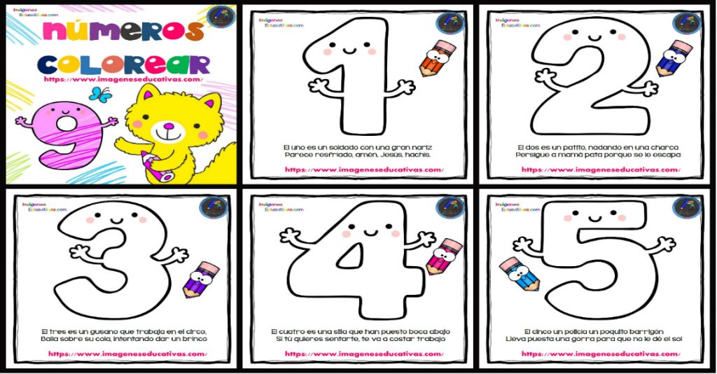 Aprendemos los números cantando y pintando - Imagenes Educativas