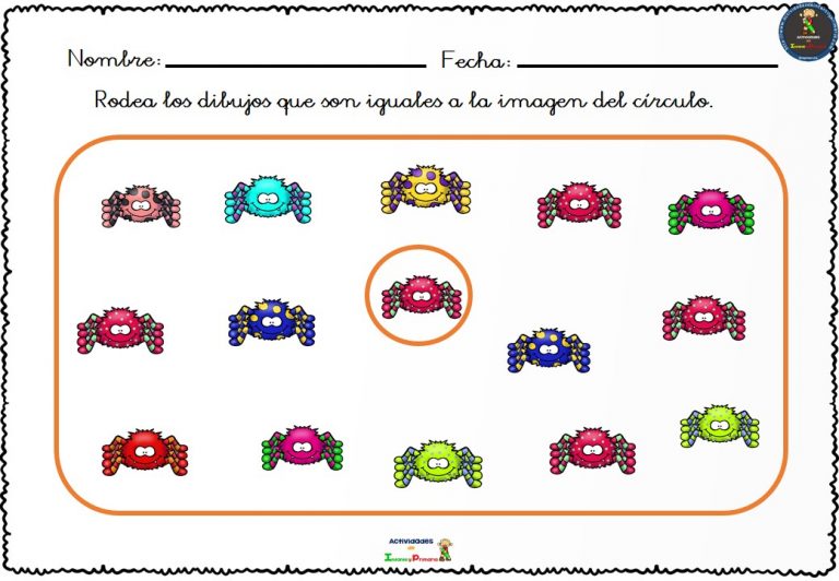 Colección de fichas para estimular la atención de los niños (2 ...