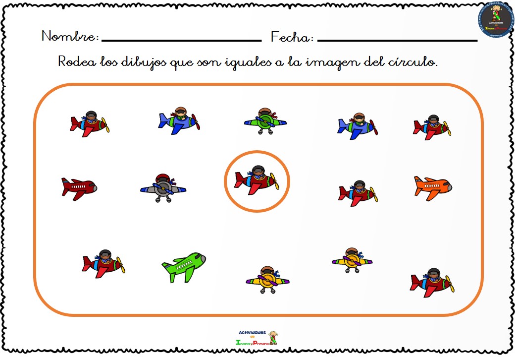Colección de fichas para estimular la atención de los niños (4 ...