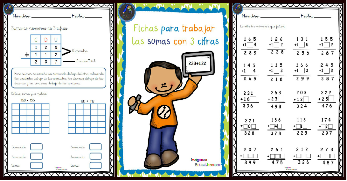 Actividades para trabajar sumas y restas - Imagenes Educativas