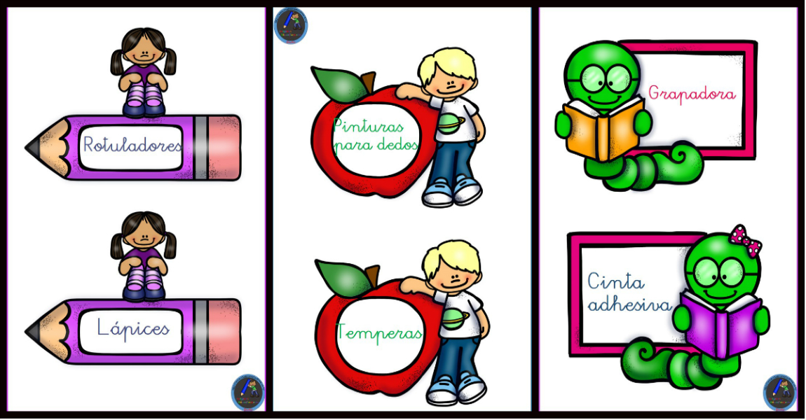 Etiquetas para ordenar el materialde clase (1) - Imagenes Educativas Etiquetas para ordenar el materialde clase (1) - Imagenes Educativas