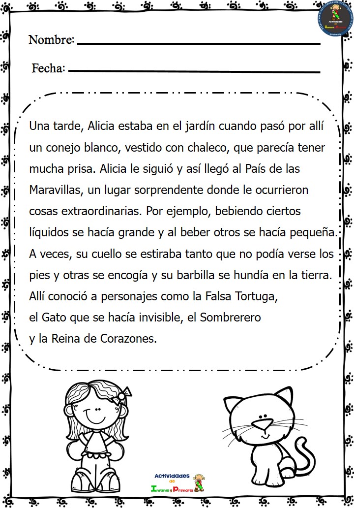 comprensión lectora para 2º de primaria (2) - Imagenes Educativas