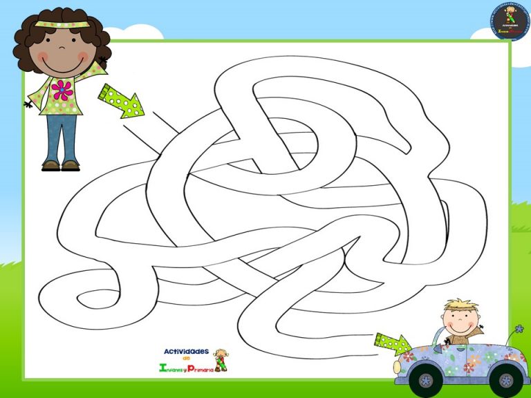 Actividades para trabajar con laberintos - Imagenes Educativas