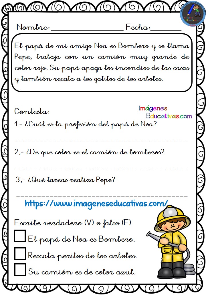 Textos cortos comprensión lectora (4) - Imagenes Educativas