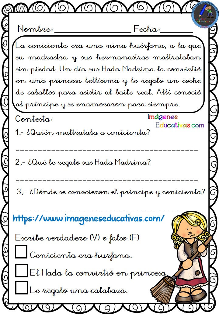 Textos cortos comprensión lectora (6) - Imagenes Educativas