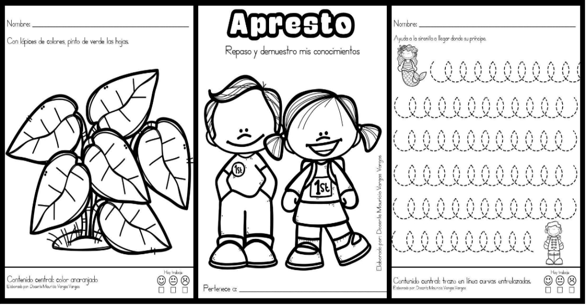Apresto Cuaderno completo portada - Imagenes Educativas