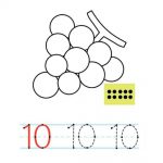 FICHAS DE GRAFOMOTRICIDAD CON NÚMEROS - Imagenes Educativas