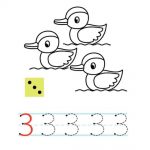 FICHAS DE GRAFOMOTRICIDAD CON NÚMEROS - Imagenes Educativas