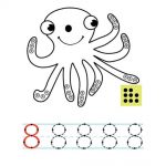 FICHAS DE GRAFOMOTRICIDAD CON NÚMEROS - Imagenes Educativas