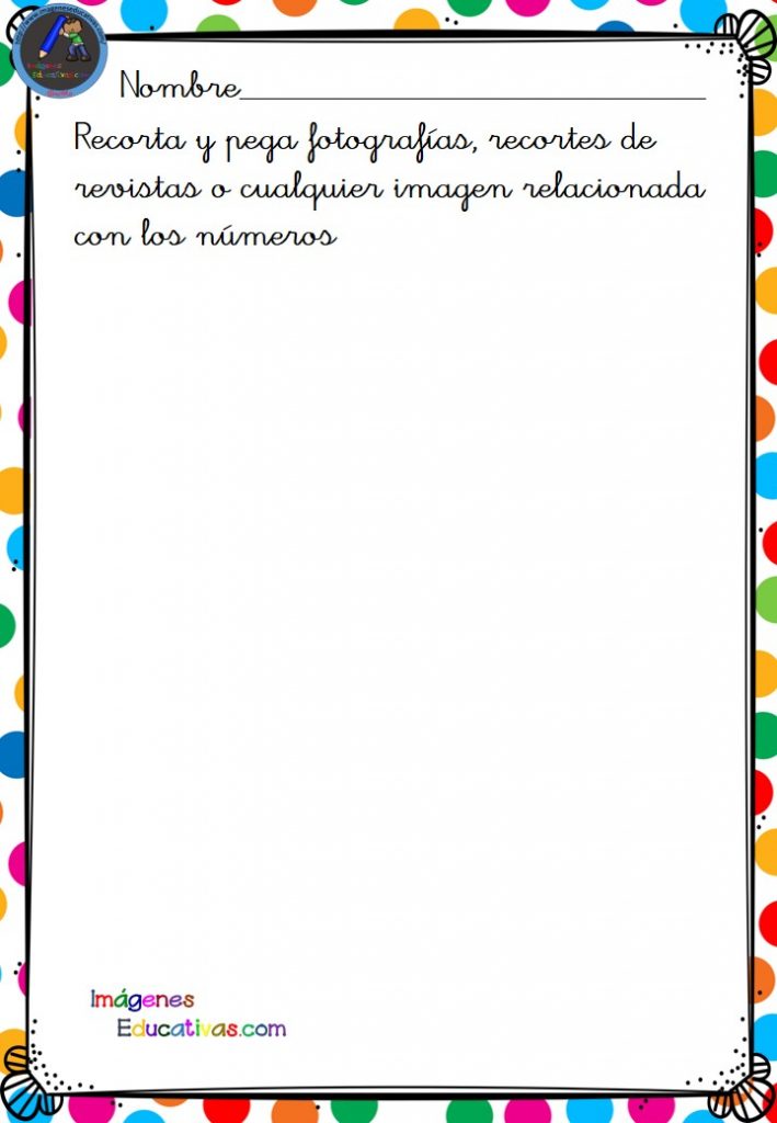 Libro viajero de los números para 3 años -Orientacion Andujar