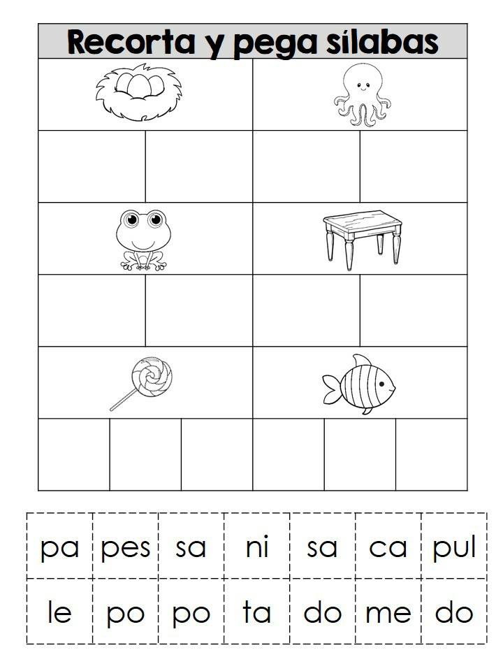 APRENDO LAS SÍLABAS (5) - Imagenes Educativas