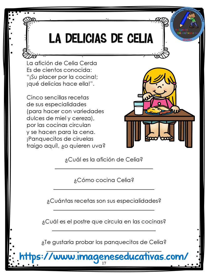 Cuaderno comprensión lectora (17) - Imagenes Educativas