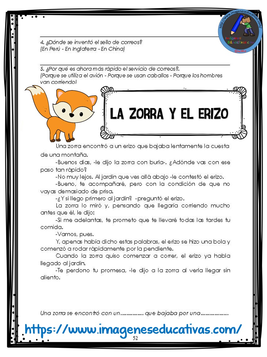 Cuaderno comprensión lectora (52) - Imagenes Educativas
