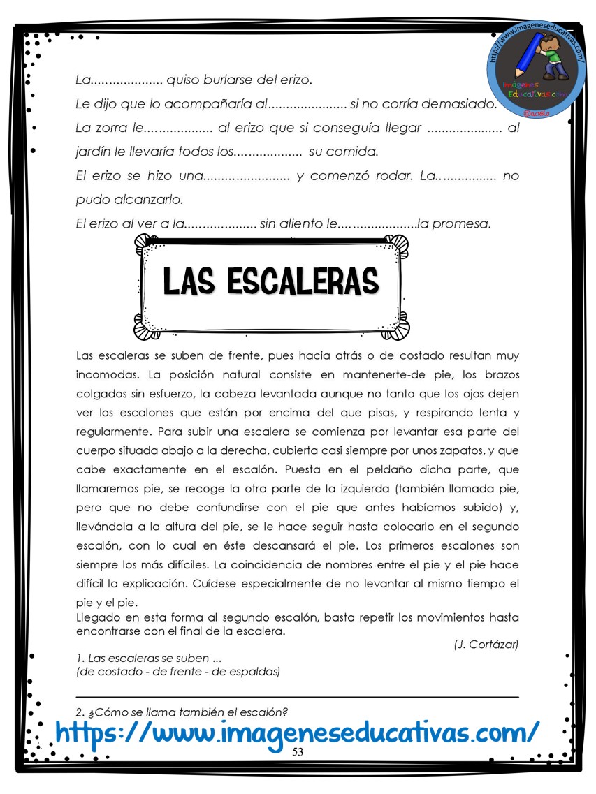 Cuaderno comprensión lectora (53) - Imagenes Educativas