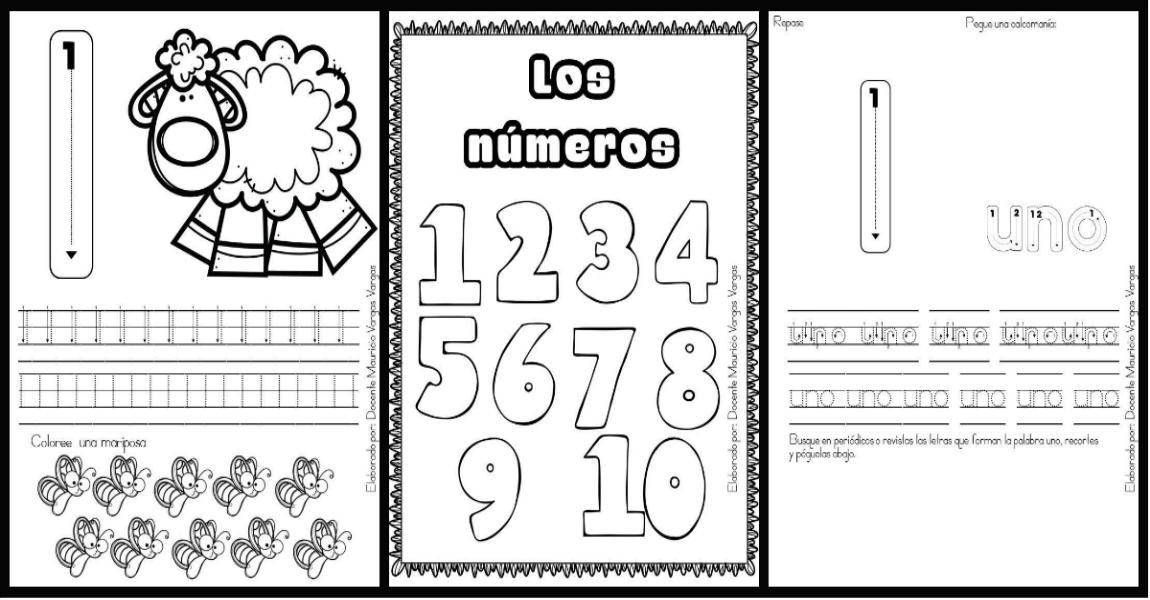 Cuaderno para trabajar los Números PORTADA - Imagenes Educativas
