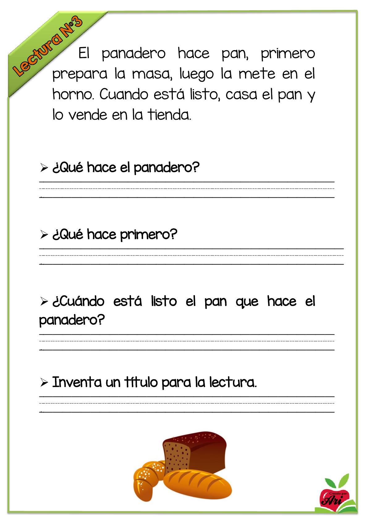 Mini Lecturas Comprensivas Infantil Y Primer Grado Ciclo Imagenes
