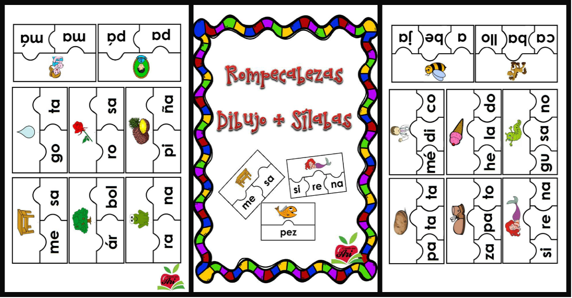 Rompecabezas silábico - Imagenes Educativas