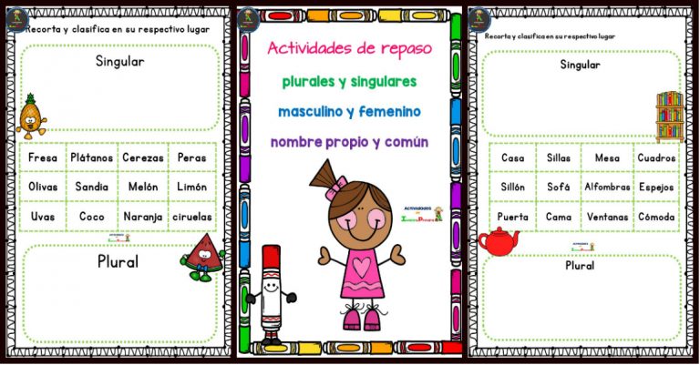 Fichas de repaso para primaria - Imagenes Educativas