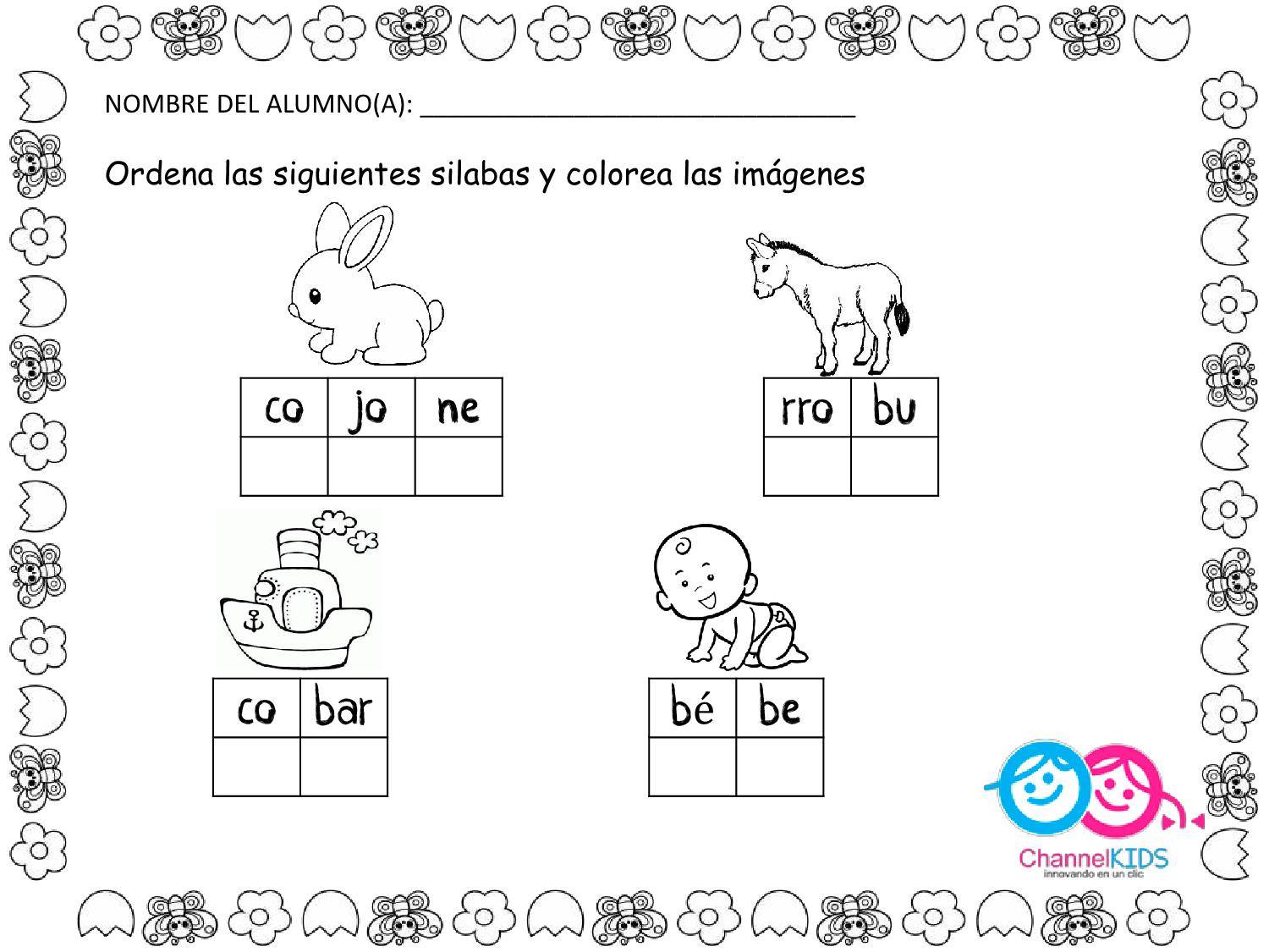 Completo cuaderno para trabajar las sílabas (2) - Imagenes Educativas