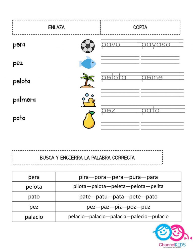 Fichas para trabajar la Lectoescritura fonemas m,s,p,l - Imagenes ...
