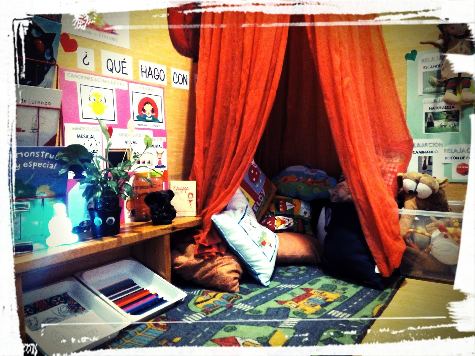 Como preparar un rincón de la calma para el cole o la casa - Imagenes ...