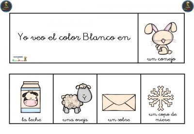Colección de fichas aprendemos los colores - Imagenes Educativas