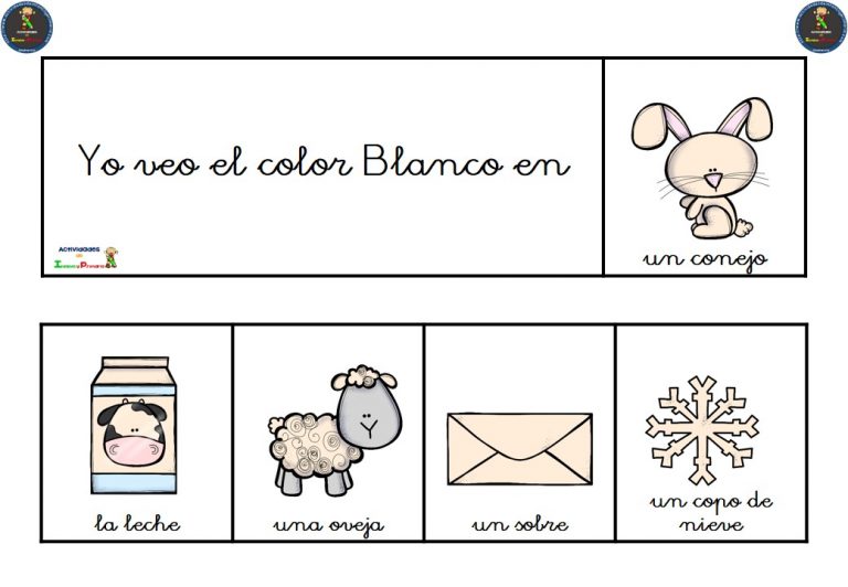 Colección de fichas aprendemos los colores - Imagenes Educativas
