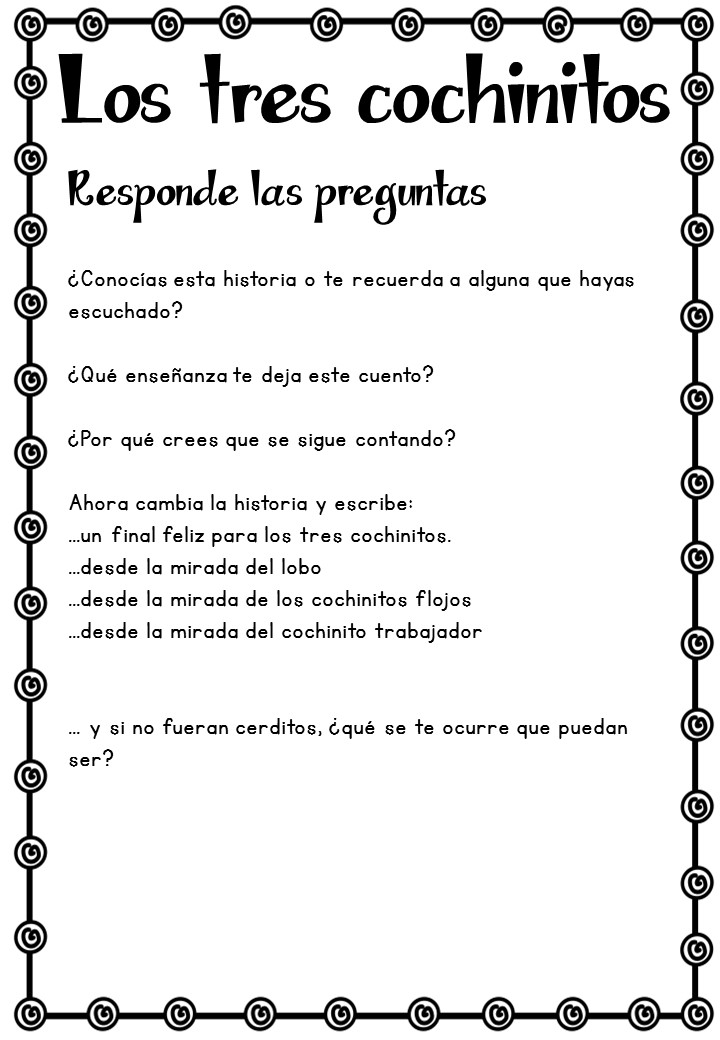 CUENTOS CLÁSICOS 2 ACTIVIDADES DE COMPRENSIÓN LECTORA PARA NIÑOS DE ...