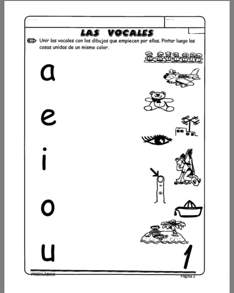 Cuaderno Presilábico Para Apoyar El Aprendizaje De La Lectoescritura