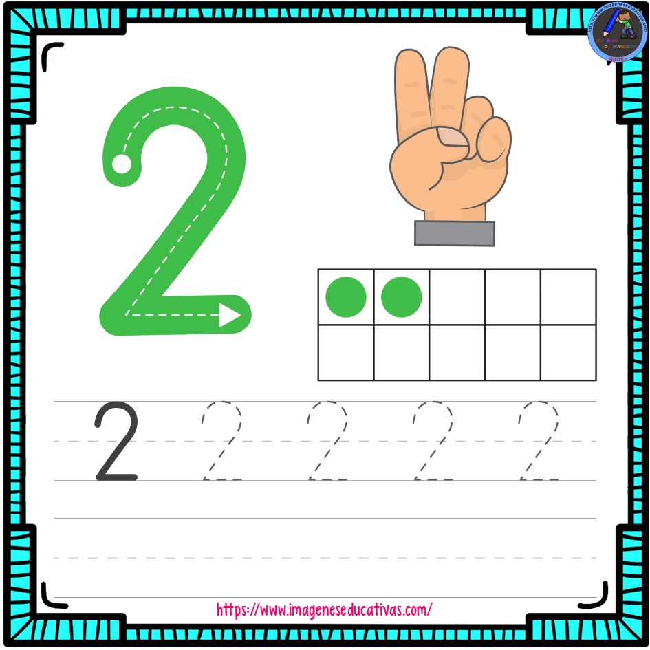 FICHAS DE GRAFOMOTRICIDAD repasamos números del 1 al 10 (3) - Imagenes ...