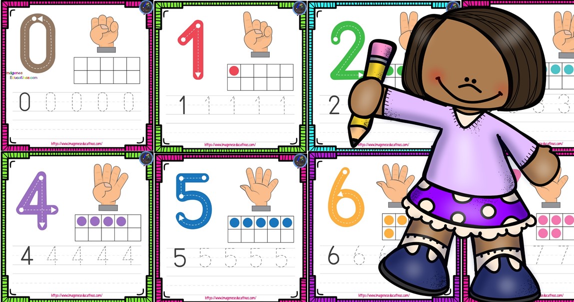 Fichas De Grafomotricidad De Numeros 1 A 10 Listas Para Imprimir Images