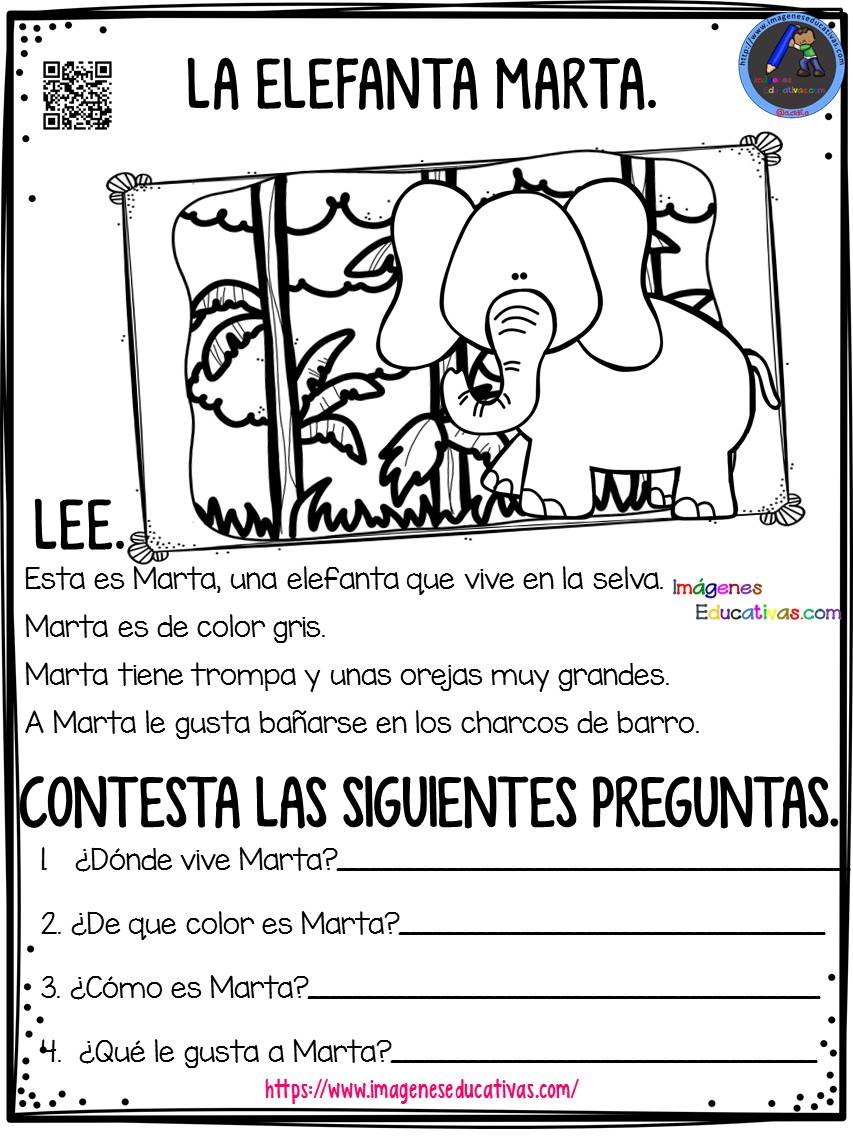 Mini Lecturas de comprención lectora (2) - Imagenes Educativas